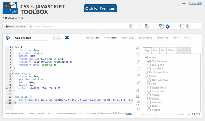 Pricing | CSS & JavaScript Toolbox